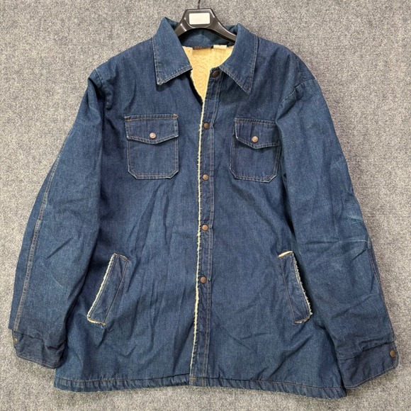 REDWOOD | Jackets & Coats | Vintage Redwood Xlt Sherpa Lined Denim ...